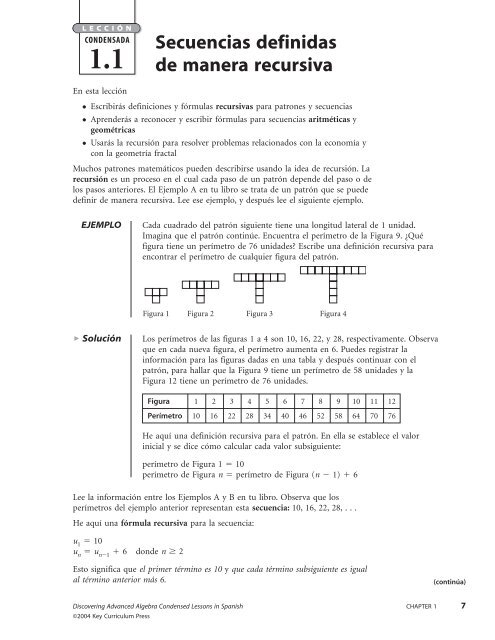 Secuencias definidas de manera recursiva