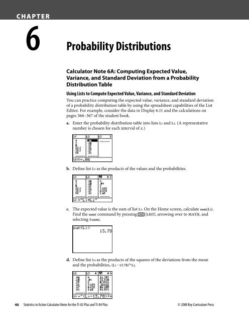 Probability Distributions