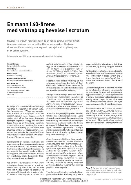 PDF - Tidsskrift for Den norske lægeforening