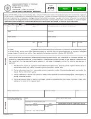 DOR-5062 Application For Vehicle/Trailer Identification - Missouri ...