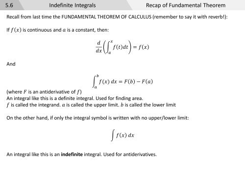 First Derivative Test First Derivative Test