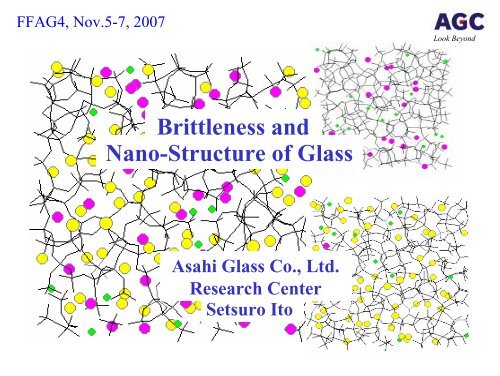 Brittleness and nano-structure of glass (Invited lecture)