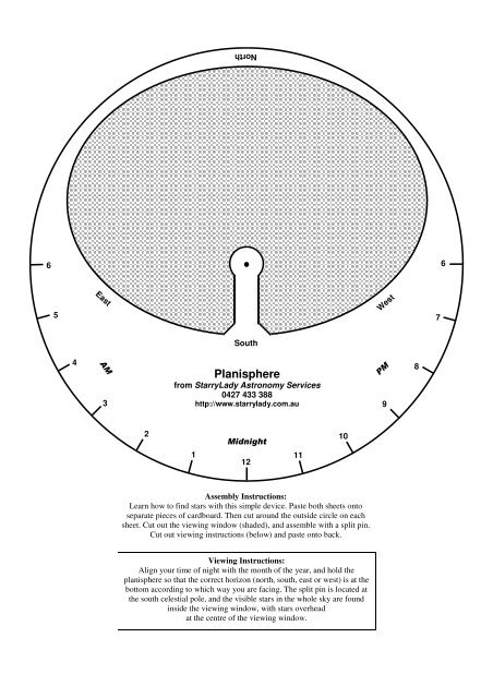 Beginner's Planisphere