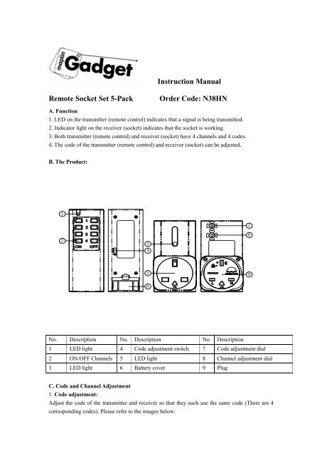 N38HN_manual.pdf filesize - Maplin Electronics