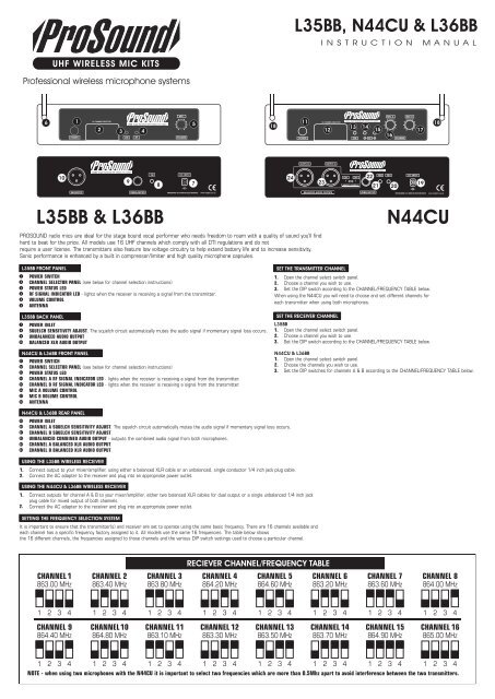 Prosound_Mic_Manual.pdf filesize - Maplin Electronics