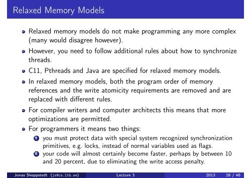Relaxed Memory relaxed-memory