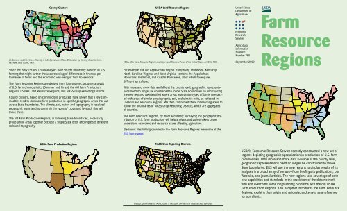 Economic Research Service Farm Resources Regions
