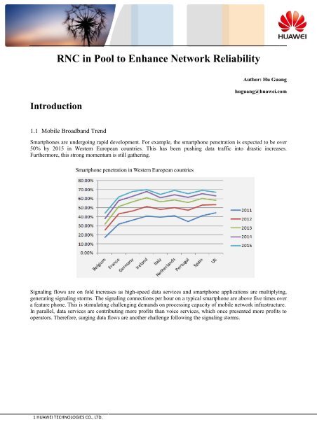 RNC in Pool to Enhance Network Reliability - Light Reading