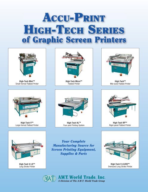 ACCU-PRINT HIGH-TECH SERIES - AWT World Trade, Inc.