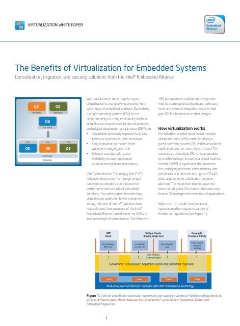 The Benefits of Virtualization for Embedded Systems