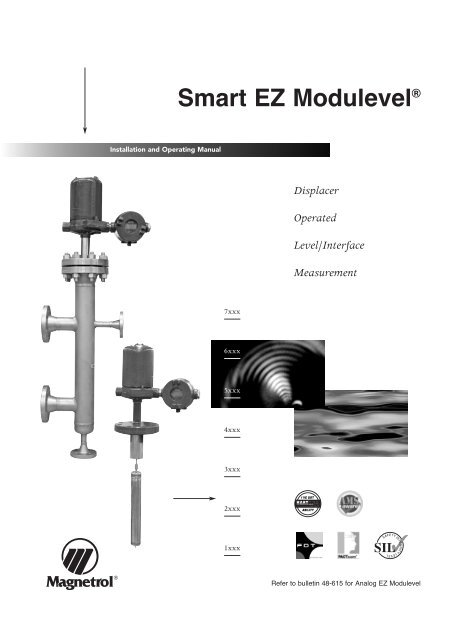 Smart EZ Modulevel Displacer Transmitter Instruction Manual BE48 ...