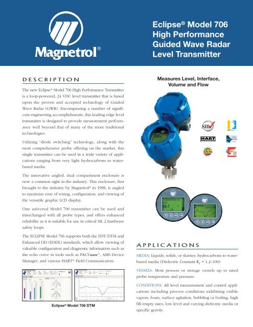 specifications - Magnetrol International