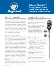 Enhanced Eclipse Model 705 Guided Wave Radar Transmitter