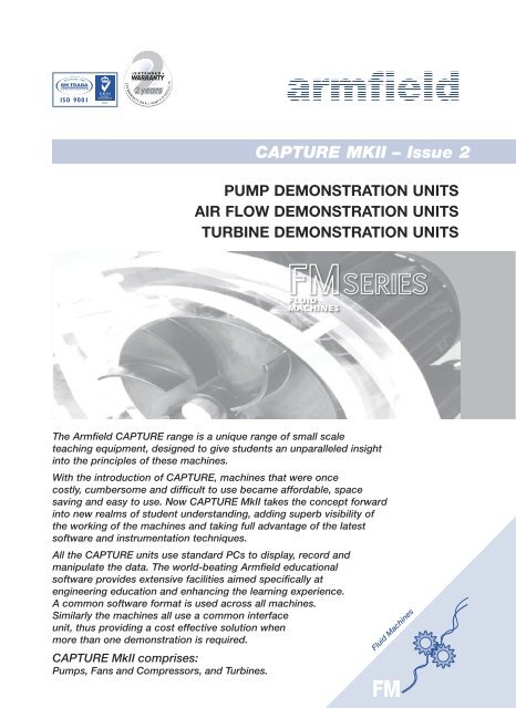 PDF datasheet - Armfield