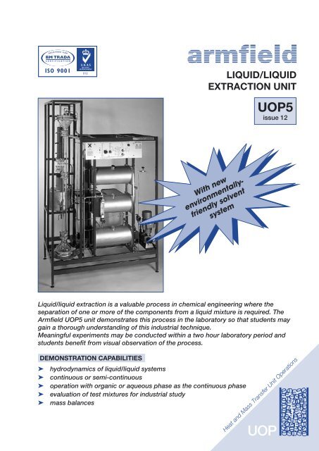 PDF datasheet - Armfield