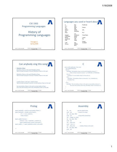 History of Programming Languages - Crystal