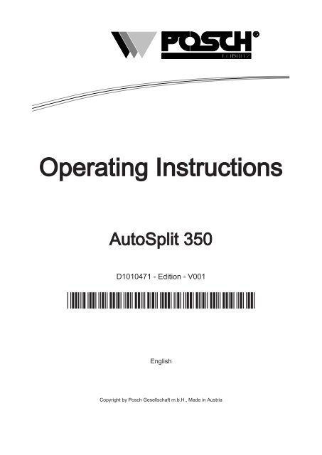 AutoSplit 350 - Posch