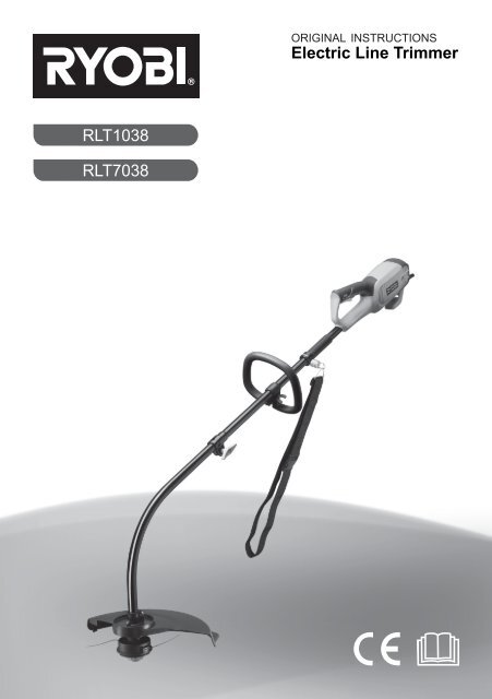 RLT1038 RLT7038 Electric Line Trimmer - Ryobi