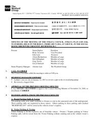 STRATA COUNCIL MEETING MINUTES STRATA PLAN LMS108 ...