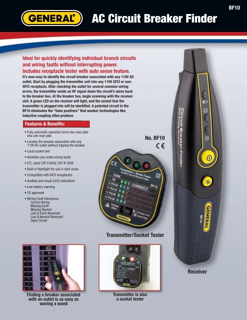 AC Circuit Breaker Finder - General Tools And Instruments