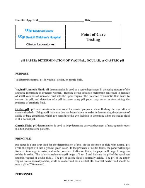 PPT Point Of Care Testing: Vaginal PH PowerPoint, 55% OFF