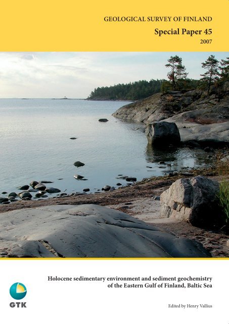 GEOLOGICAL SURVEY OF FINLAND Special Paper ... - arkisto.gsf.fi