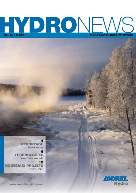 HYDRONEWS No. 15 / 5-2009 MAGAZINE D`ANDRITZ HYDRO
