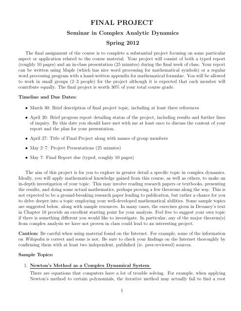 Final Project Mathematics And Computer Science