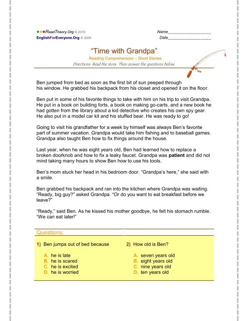 “Time with Grandpa” - English for Everyone