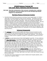 STAAR Science Tutorial 22 TEK 8.7B: Moon Phases
