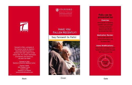 Farewell to Falls Brochure - Stanford Hospital & Clinics
