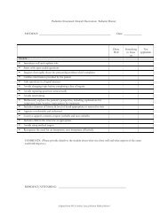 STRUCTURED CLINICAL OBSERVATION (SCO)