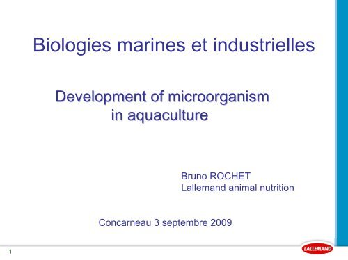 BACTOCELL - Station de Concarneau