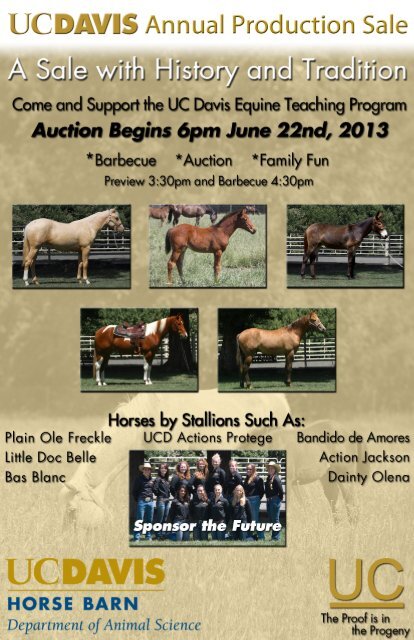 Complete 2013 Catalog - Department of Animal Science - UC Davis