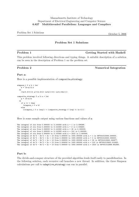Solutions - Computation Structures Group