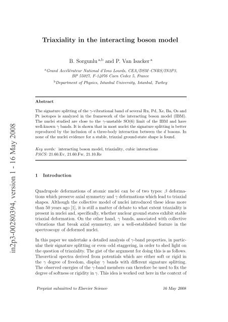 Triaxiality in the interacting boson model