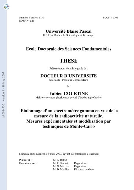 Université Blaise Pascal