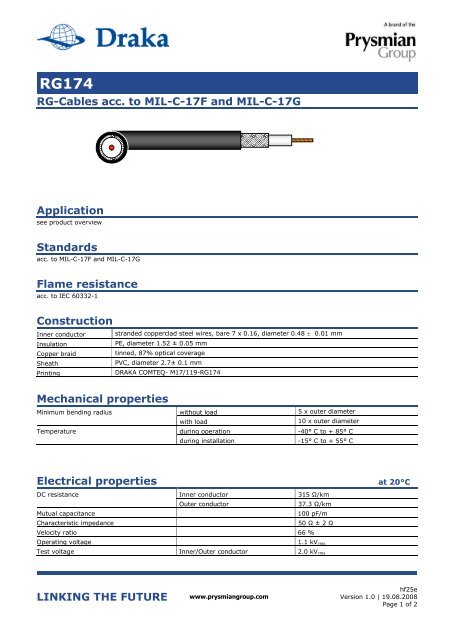 RG174 - Prysmian Group