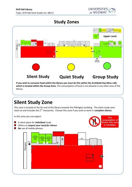 Silent Study Zone - Drill Hall Library