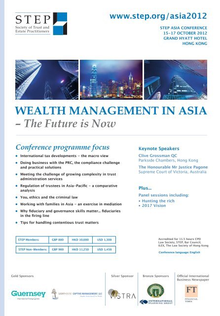 WEALTH MANAGEMENT IN ASIA â The Future is Now - AP Executive