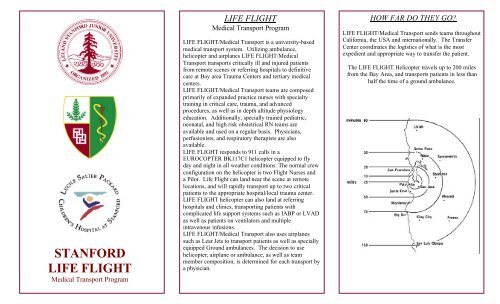 Full Brochure of Stanford Life Flight Program using Acrobat