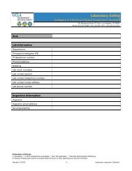 Safety Training Matrix for Laboratory Personnel - UCLA ...