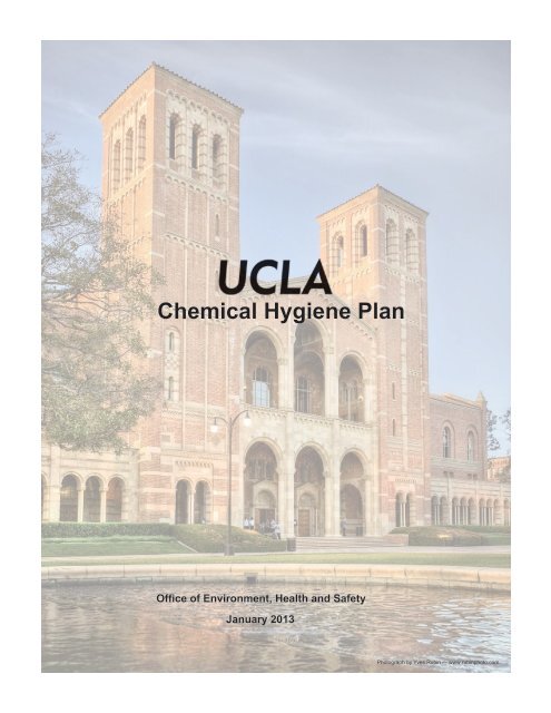 Chemical Hygiene Plan (CHP) - UCLA - Environment, Health & Safety