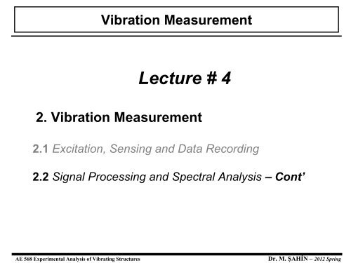 Vibration Testing For Modal Analysis