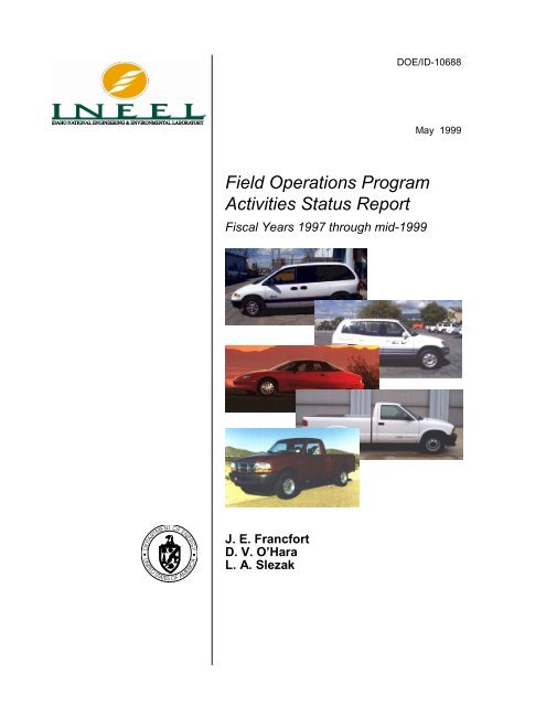 Field Operations Program - Advanced Vehicle Testing Activity