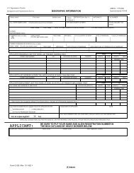 Form G-325A Biographic Information for Shih-Yi CHIEN