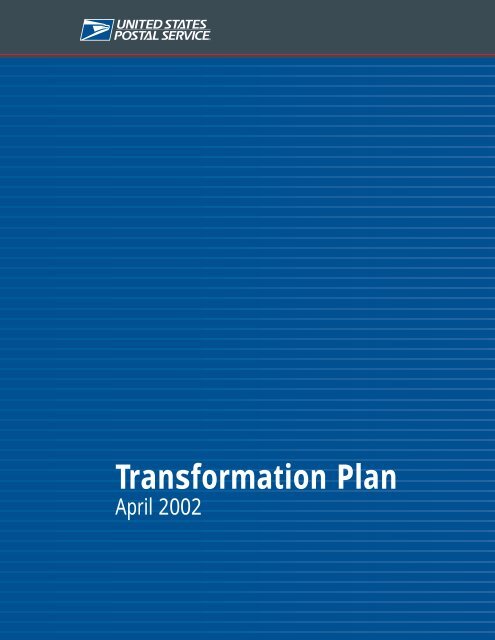 Transformation Plan - USPS.com