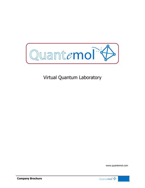 Virtual Quantum Laboratory - Quantemol