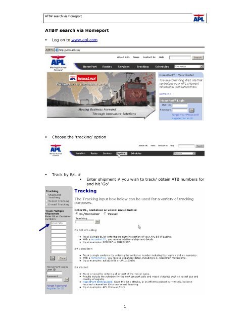 ATB Search Homeport - APL Co. (Germany)