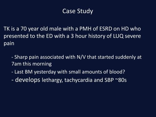 Case Study - Surgery
